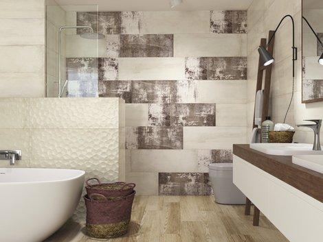 FAIENCE PENTA CREAM RECTIFIÉ 31,6X90CM.APE CHIC. RÉF : A031623 | Esprit ...